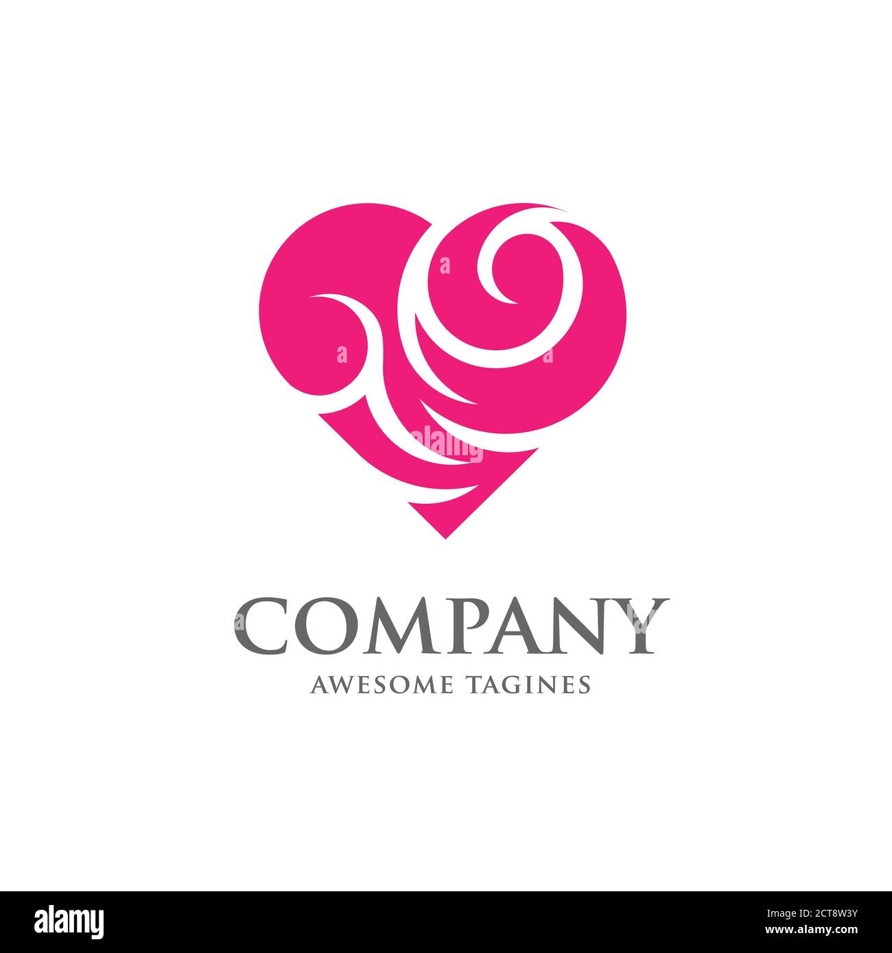 abstract Heart color Logo Vector Template, color of love logo concept ...