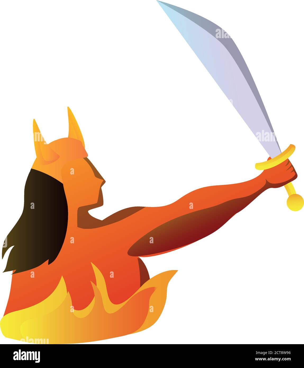 King ravan Stock Vector Images - Alamy