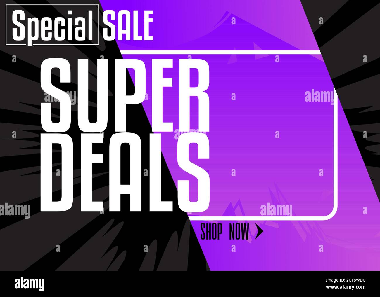 Comic book sale social media post desig. Cartoon colored poster ...