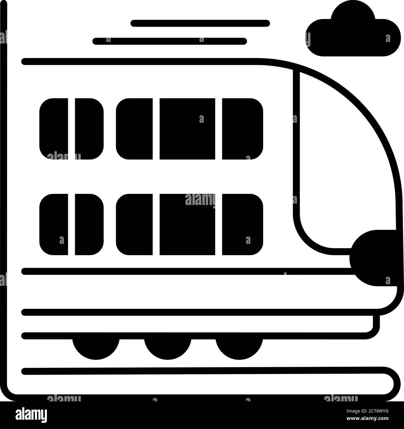 Double storey train hi-res stock photography and images - Alamy