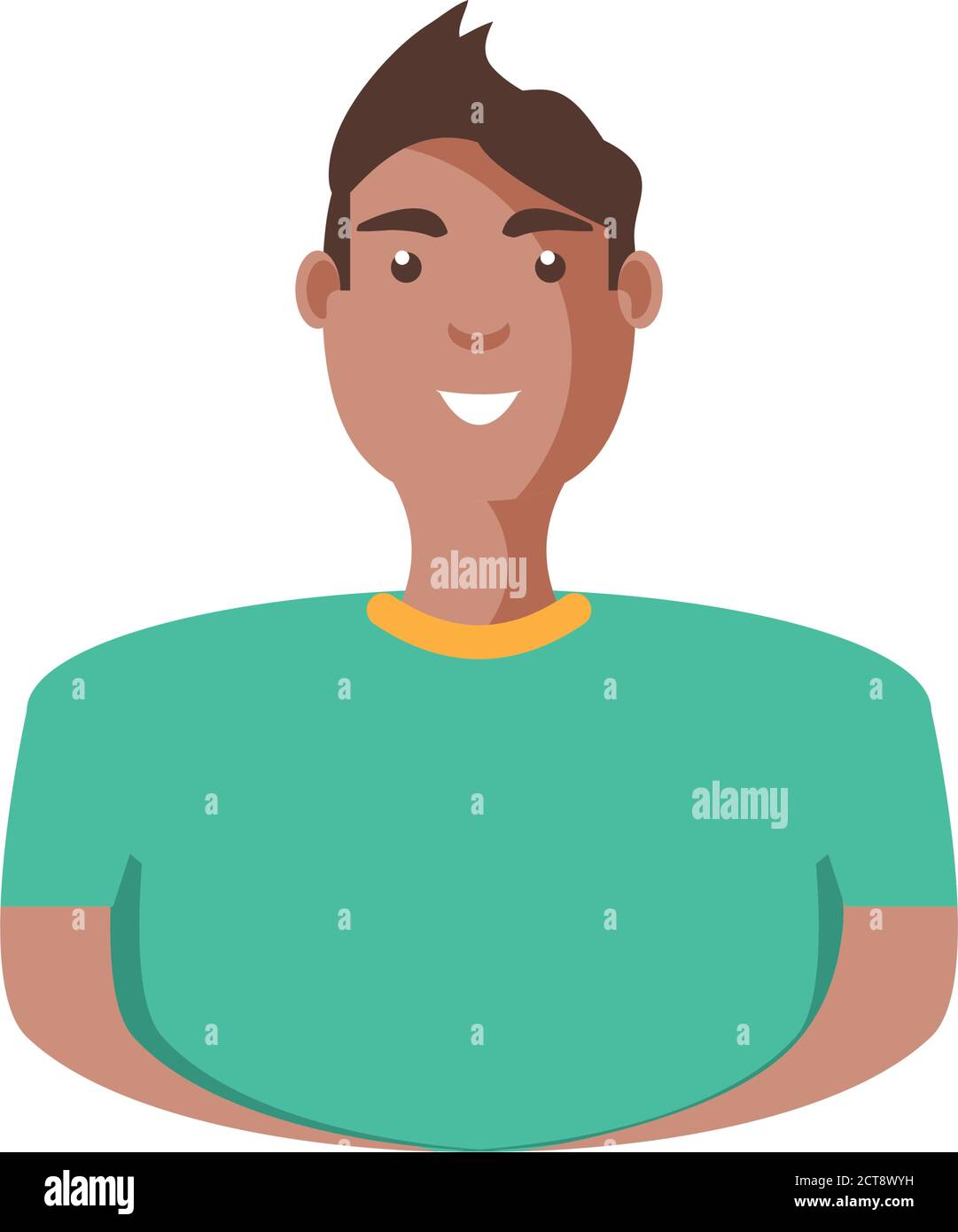 latin boy cartoon design, diversity people multicultural friends and ...