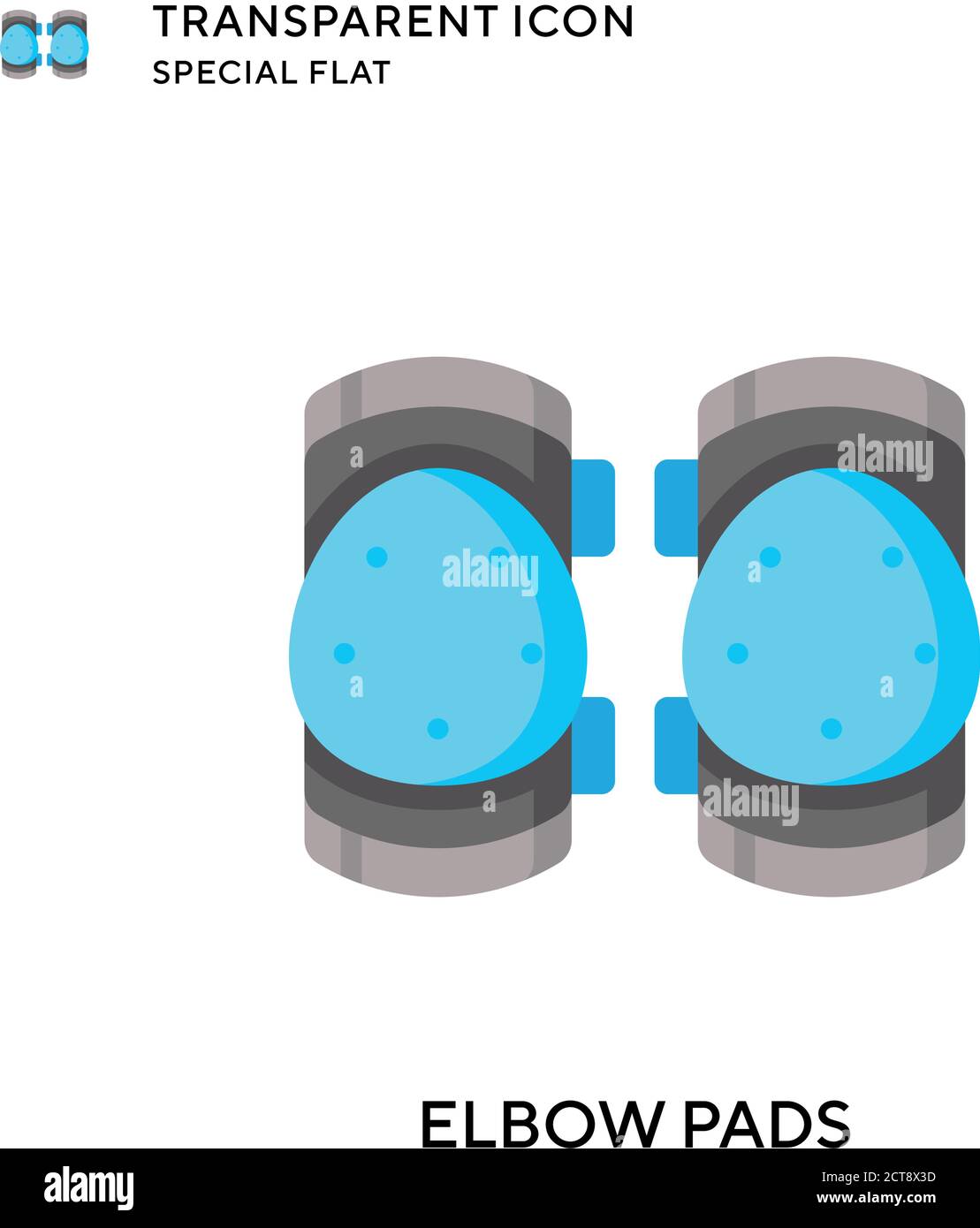 Elbow pads isolated Stock Vector Images - Alamy