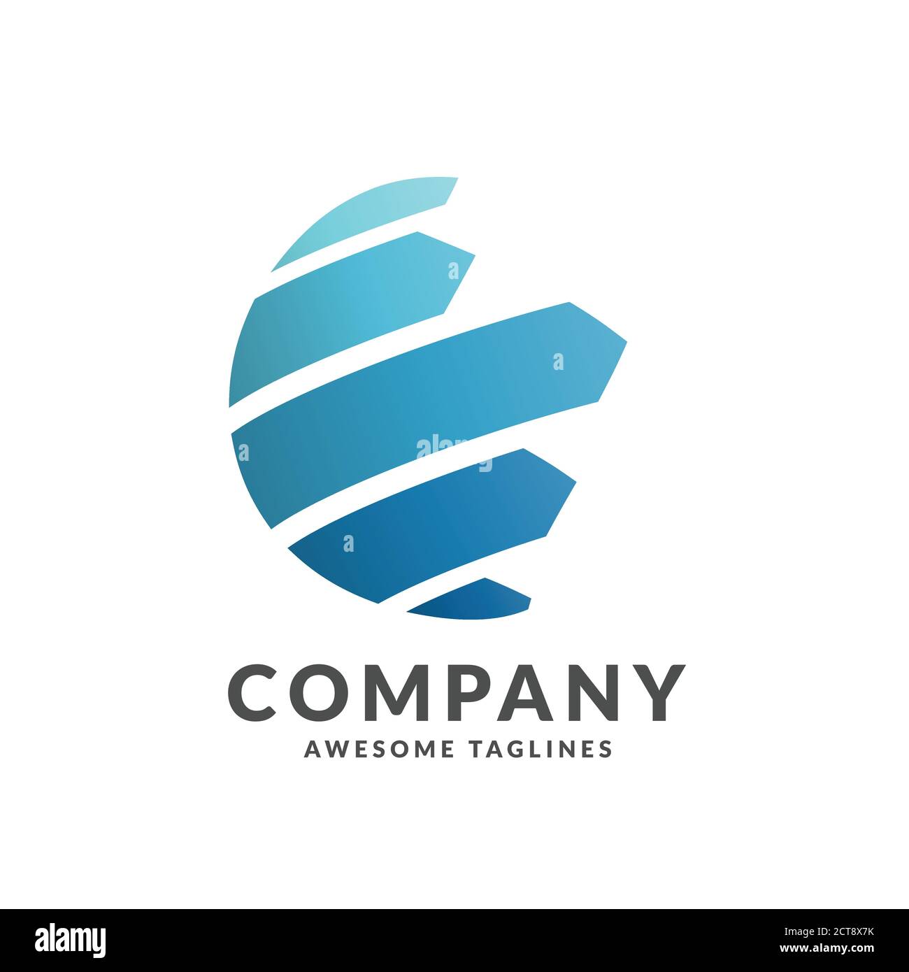 creative tech circle globe logo concept Stock Vector Image & Art - Alamy