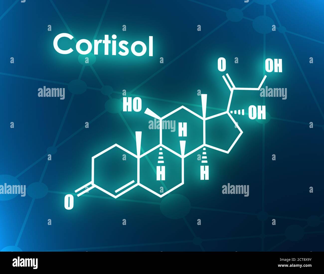 Cortisol hydrocortisone stress hormone hi-res stock photography and ...