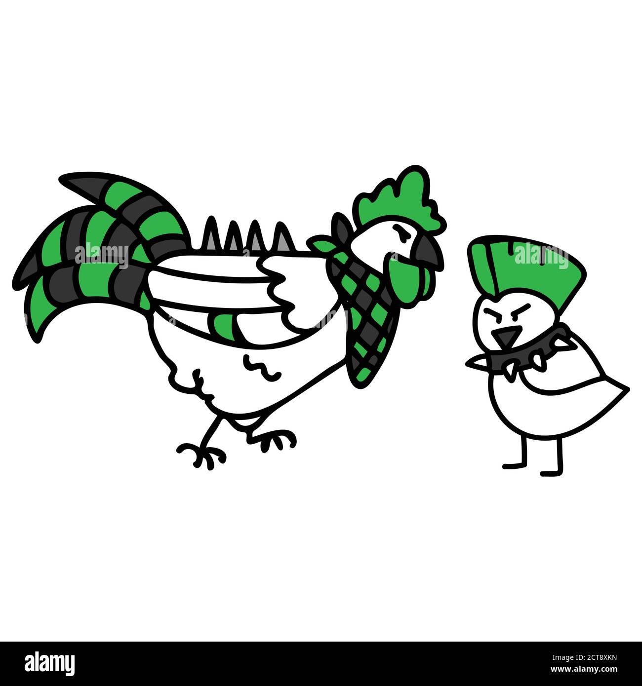 Punk chick mohawk hi-res stock photography and images - Alamy