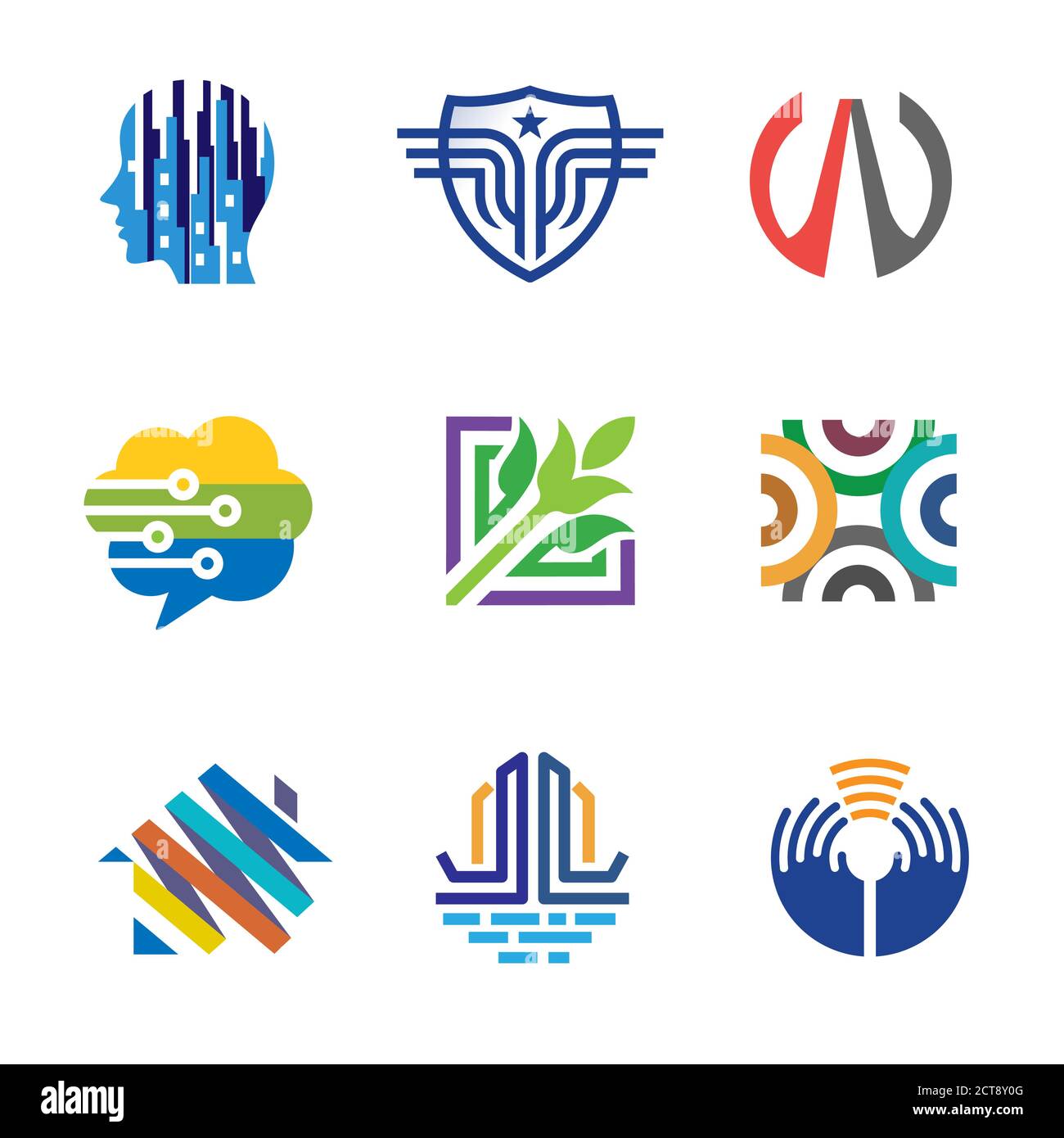 creative modern strong and elegant design elements for brand identity ...