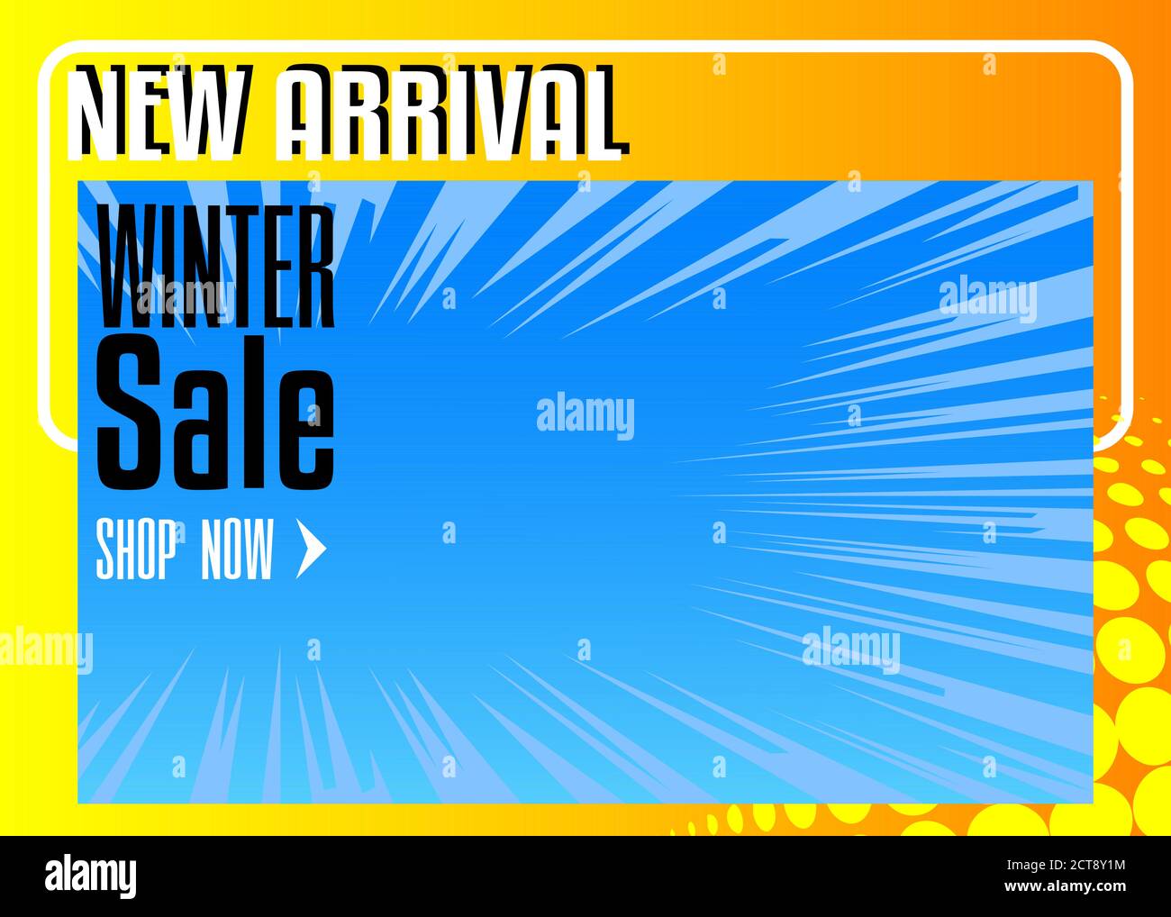 Comic book sale social media post desig. Cartoon colored poster ...