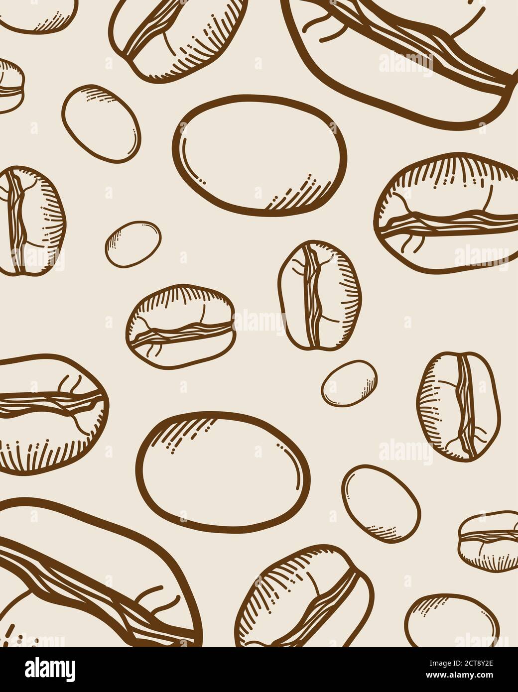 Coffee beans background design of time drink breakfast beverage shop ...