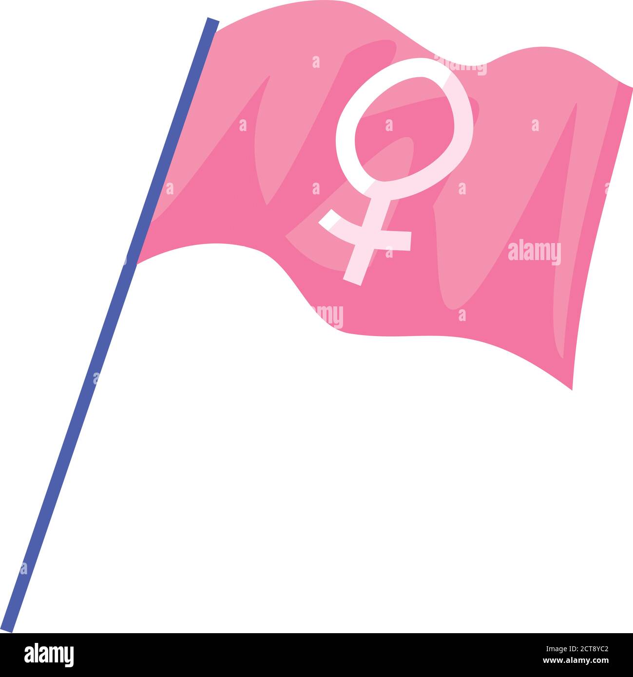 feminism flag with gender detailed style icon design international ...