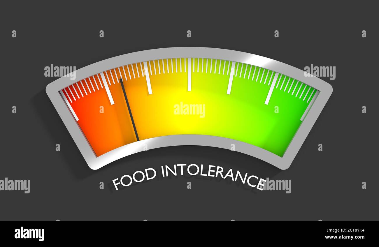 Food intolerance concept Stock Photo - Alamy
