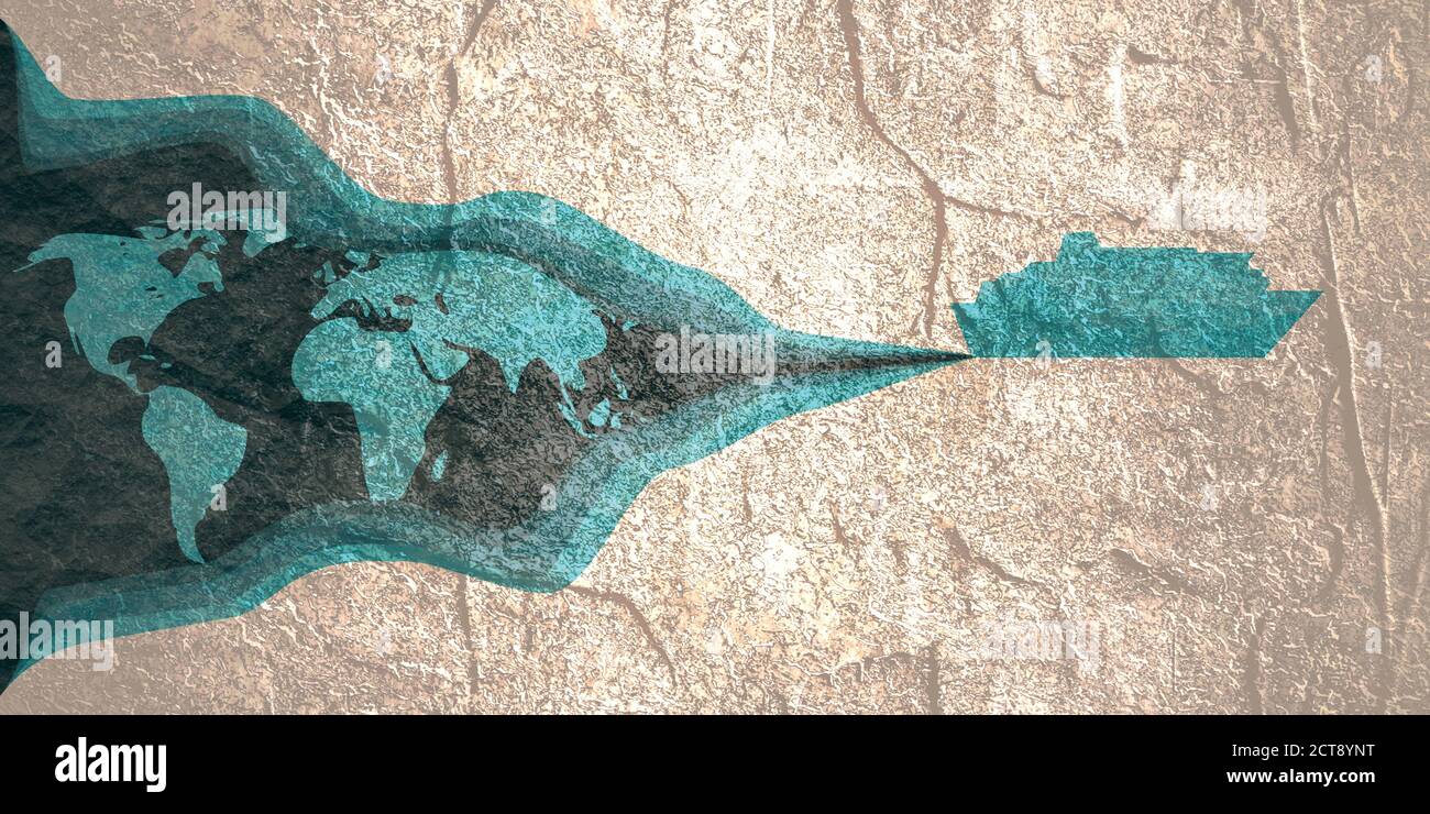 Transatlantic voyage map hi-res stock photography and images - Alamy