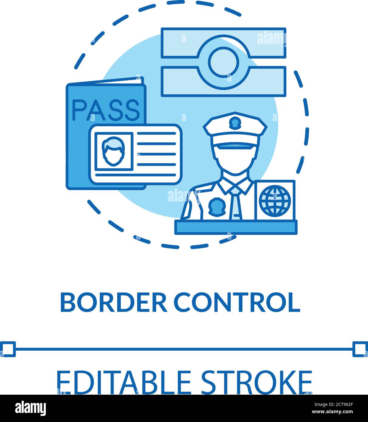Biometric scanner airport face hi-res stock photography and images - Alamy