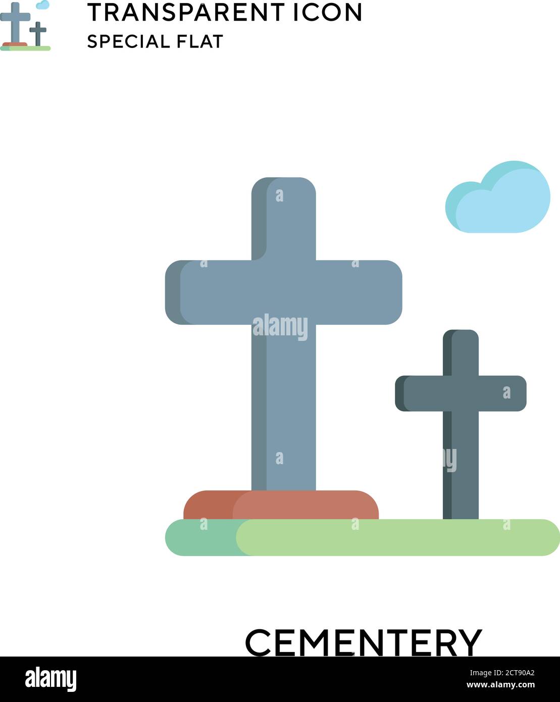 Aerial cemetery Stock Vector Images - Alamy