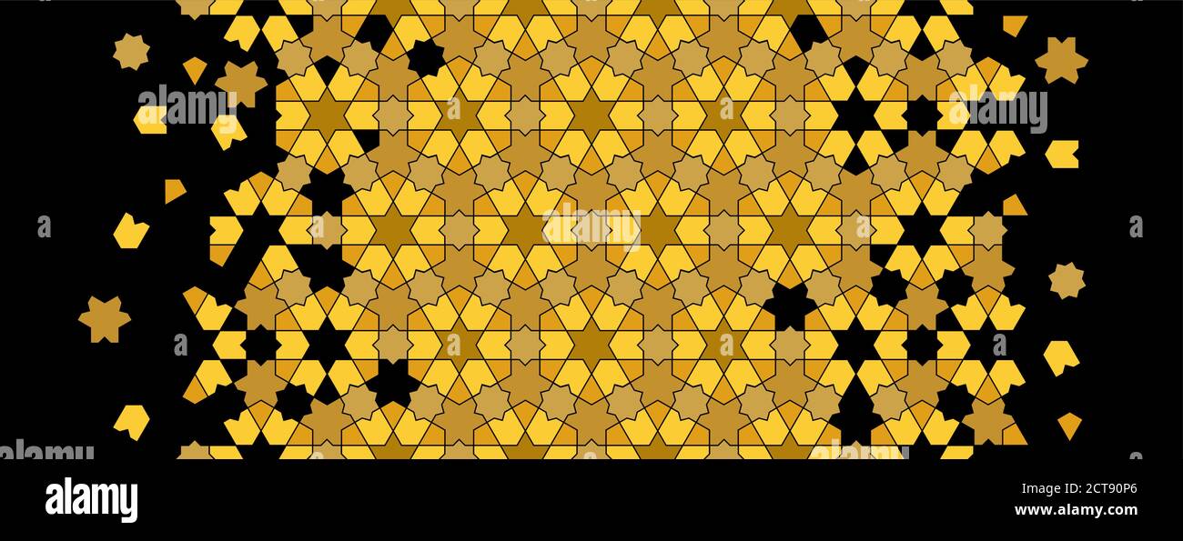 Islamic star gold pattern hi-res stock photography and images - Alamy