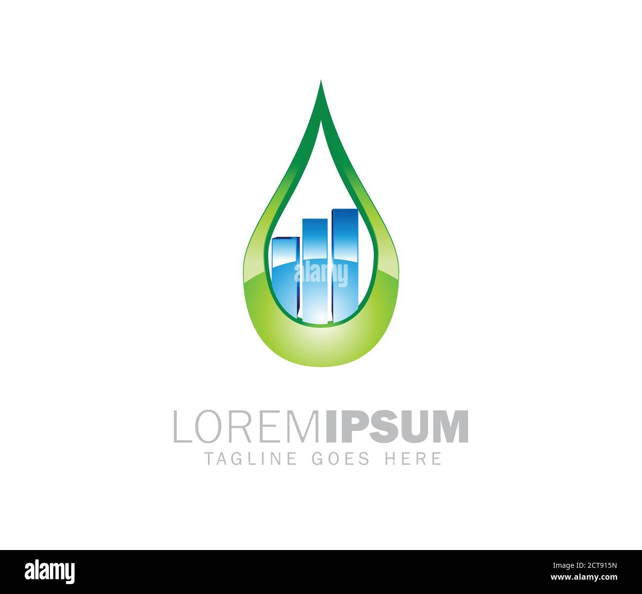 Green environment graph growth hi-res stock photography and images - Alamy