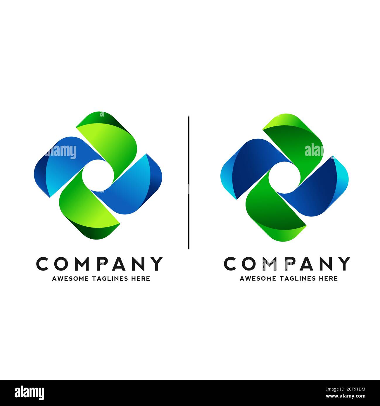 Swirl logo Stock Vector Images - Alamy