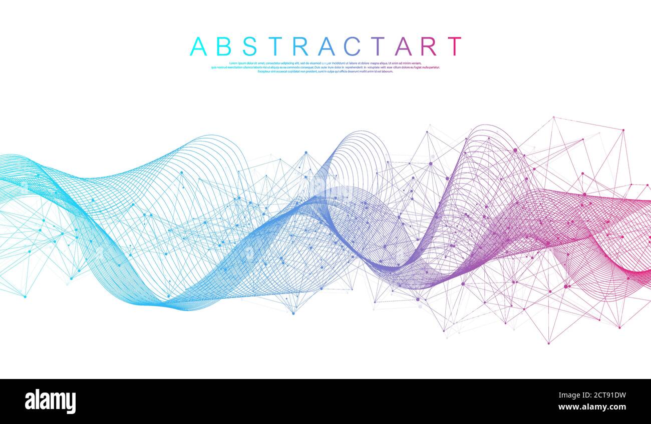 Molecular structure background. Science template wallpaper or banner ...