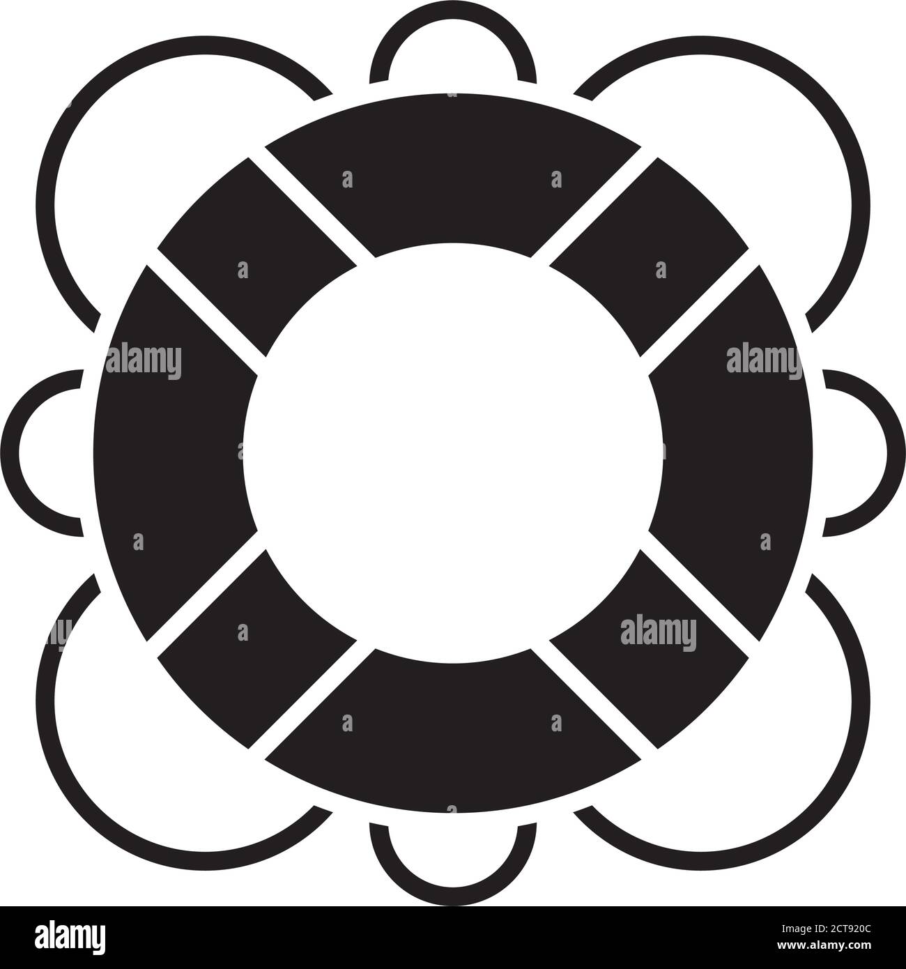 Lifeguard silhouette Black and White Stock Photos & Images - Alamy