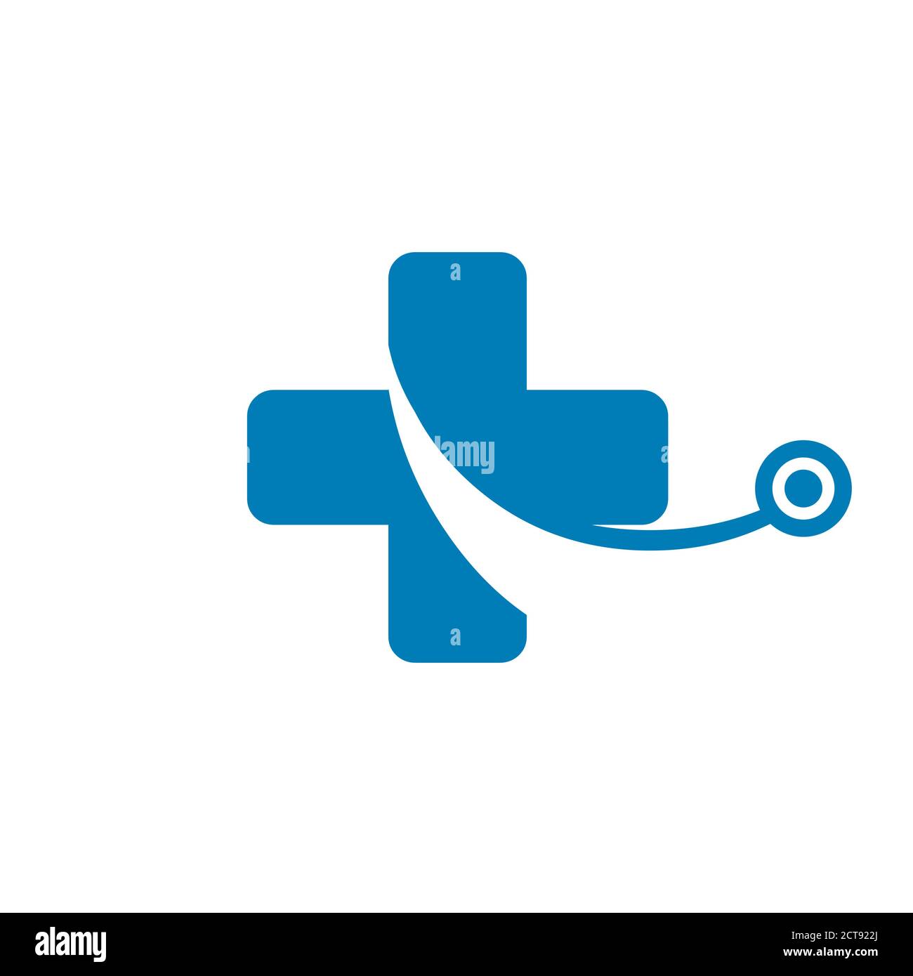 Doctor plus illustration vector logo design for medical and health care ...