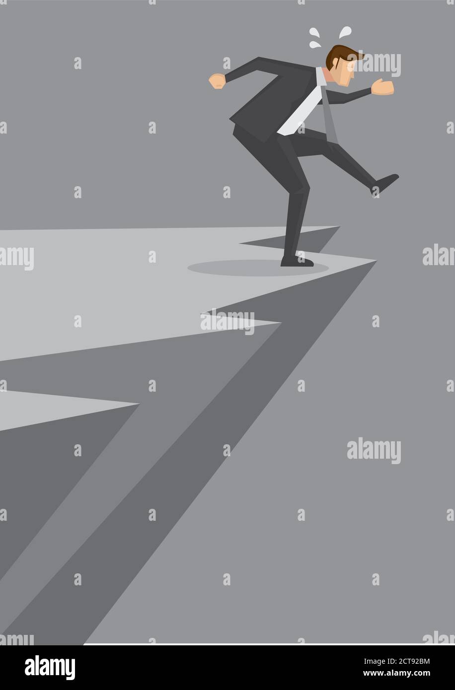 Hazardous cliff Stock Vector Images - Alamy