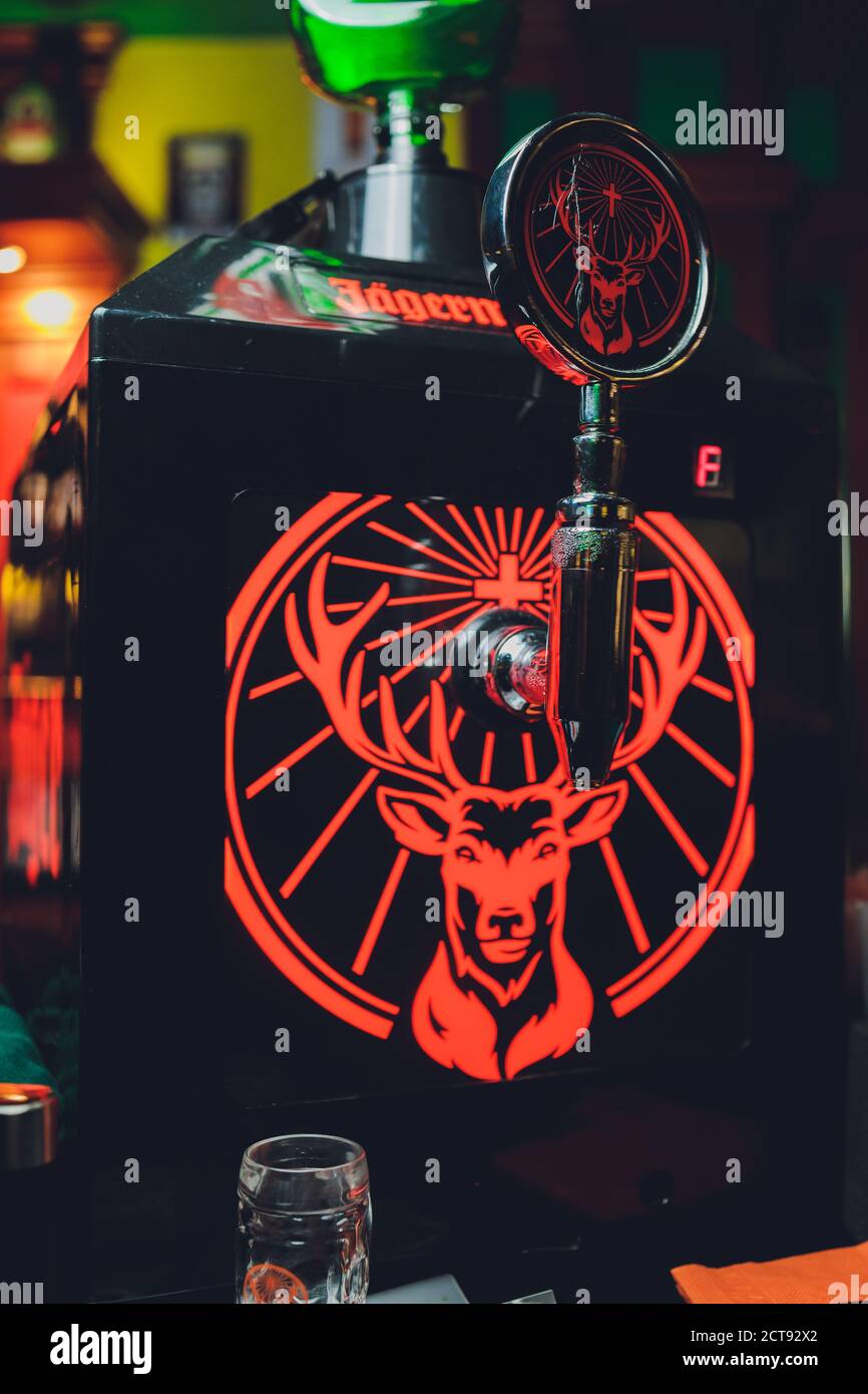 Jagermeister bar sign hi-res stock photography and images - Alamy