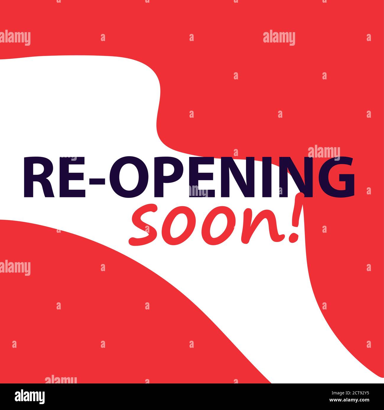 Its safe reopening Stock Vector Images - Alamy