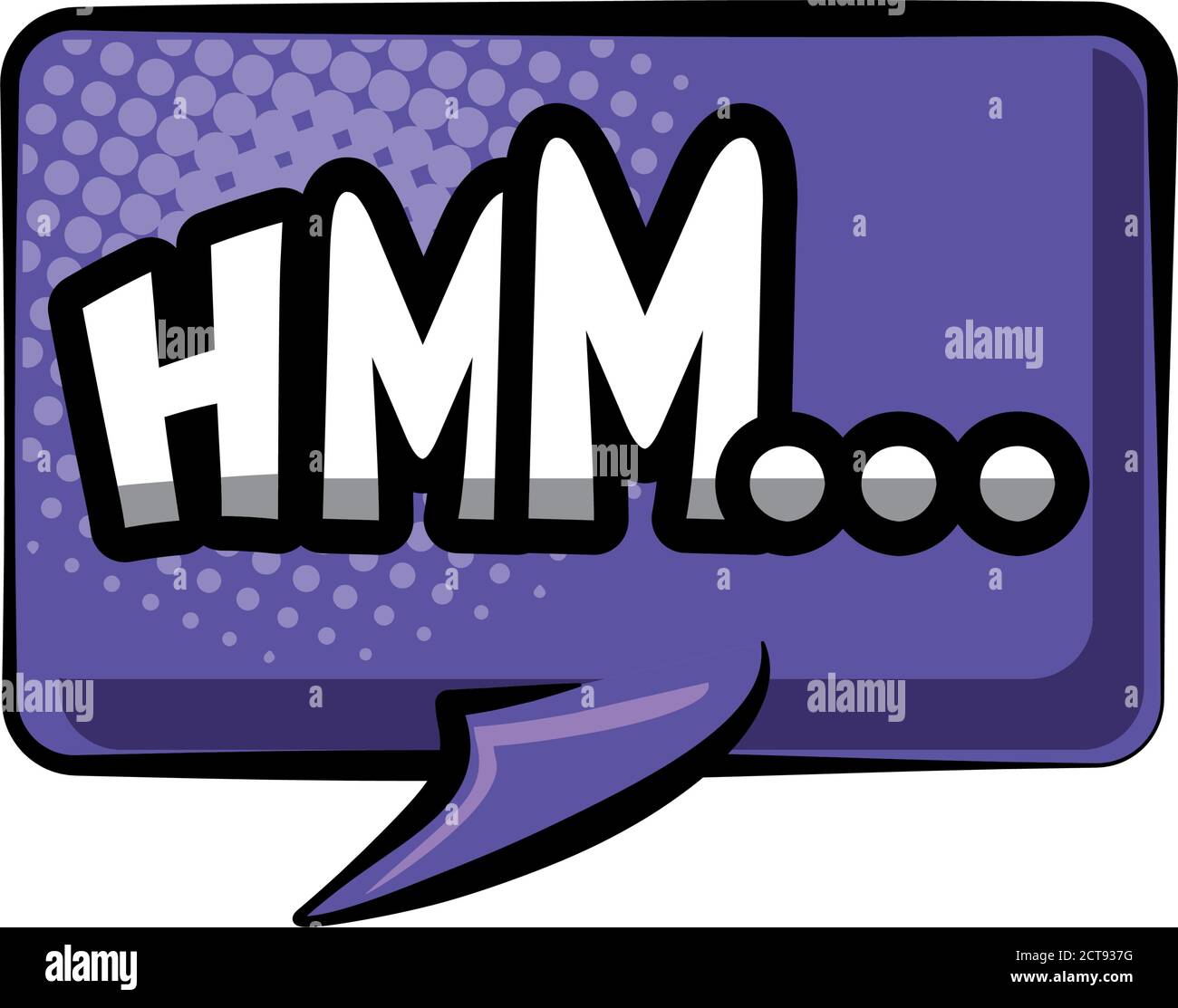 Hmm icon hi-res stock photography and images - Alamy