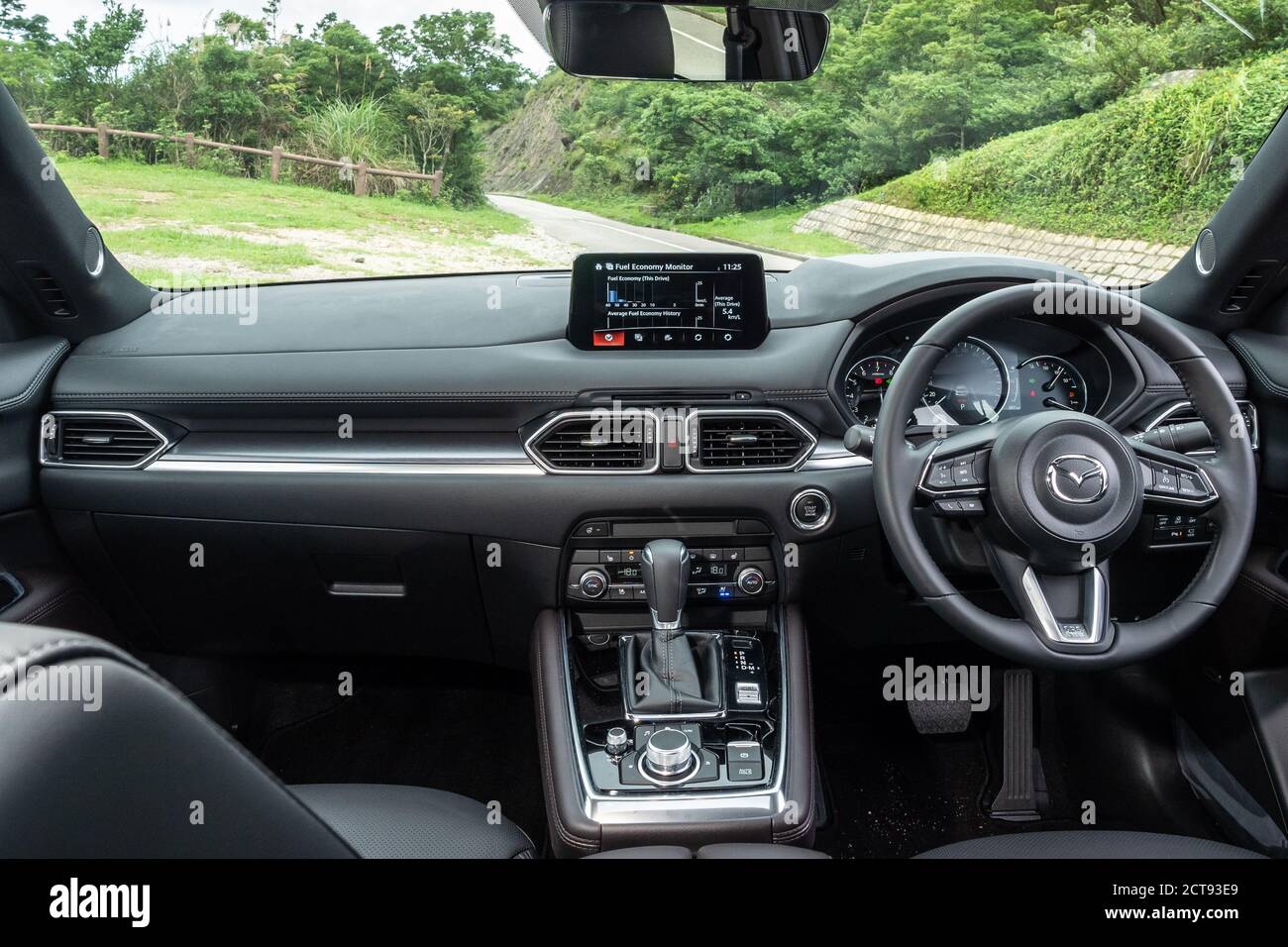 Hong Kong, China June 4, 2020 : Mazda CX-8 Interior June 4 2020 in Hong ...