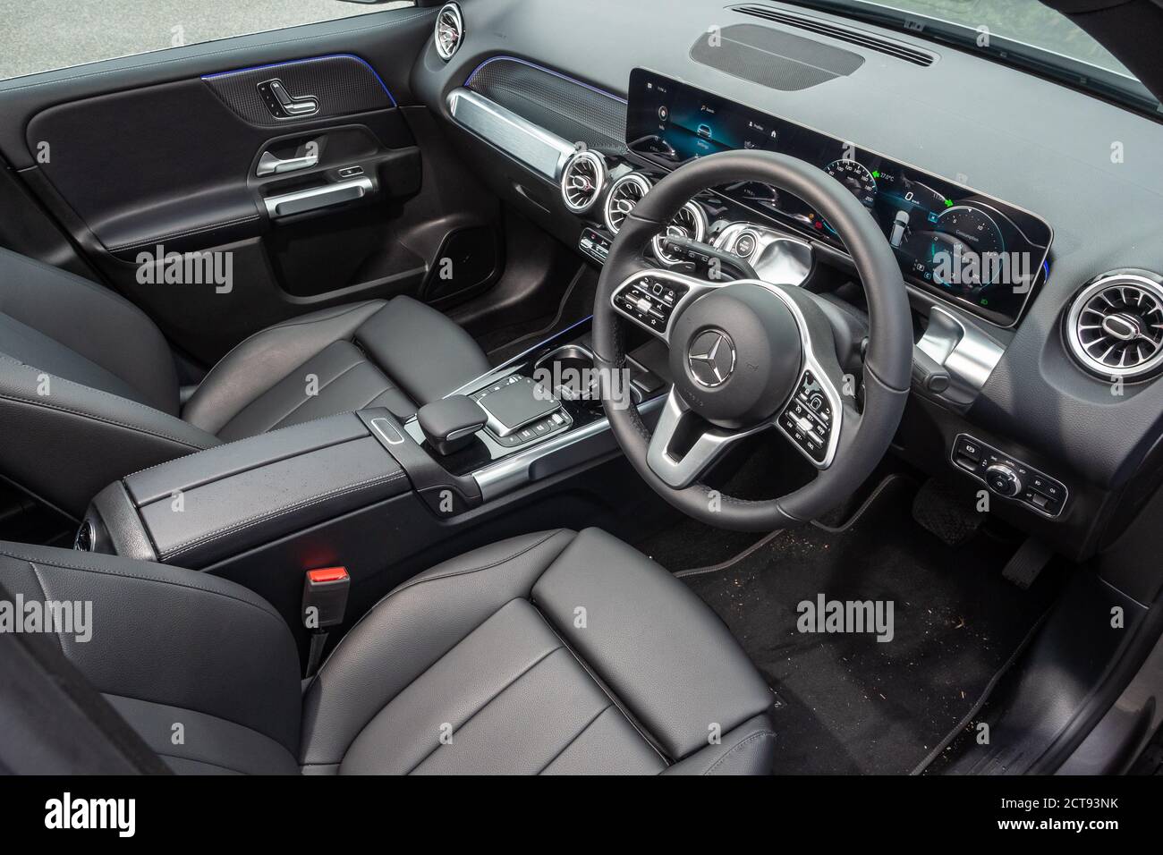 Hong Kong, China May 21, 2020 : Mercedes-Benz GLB Interior May 21 2020 ...