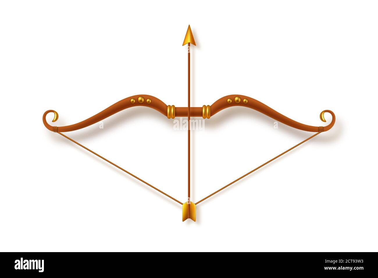 Antique bow weapon hunting Stock Vector Images - Alamy