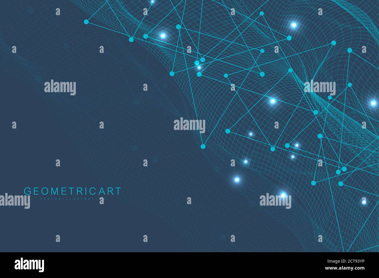 Big Data Visualization Background Modern Futuristic Virtual Abstract Background Science