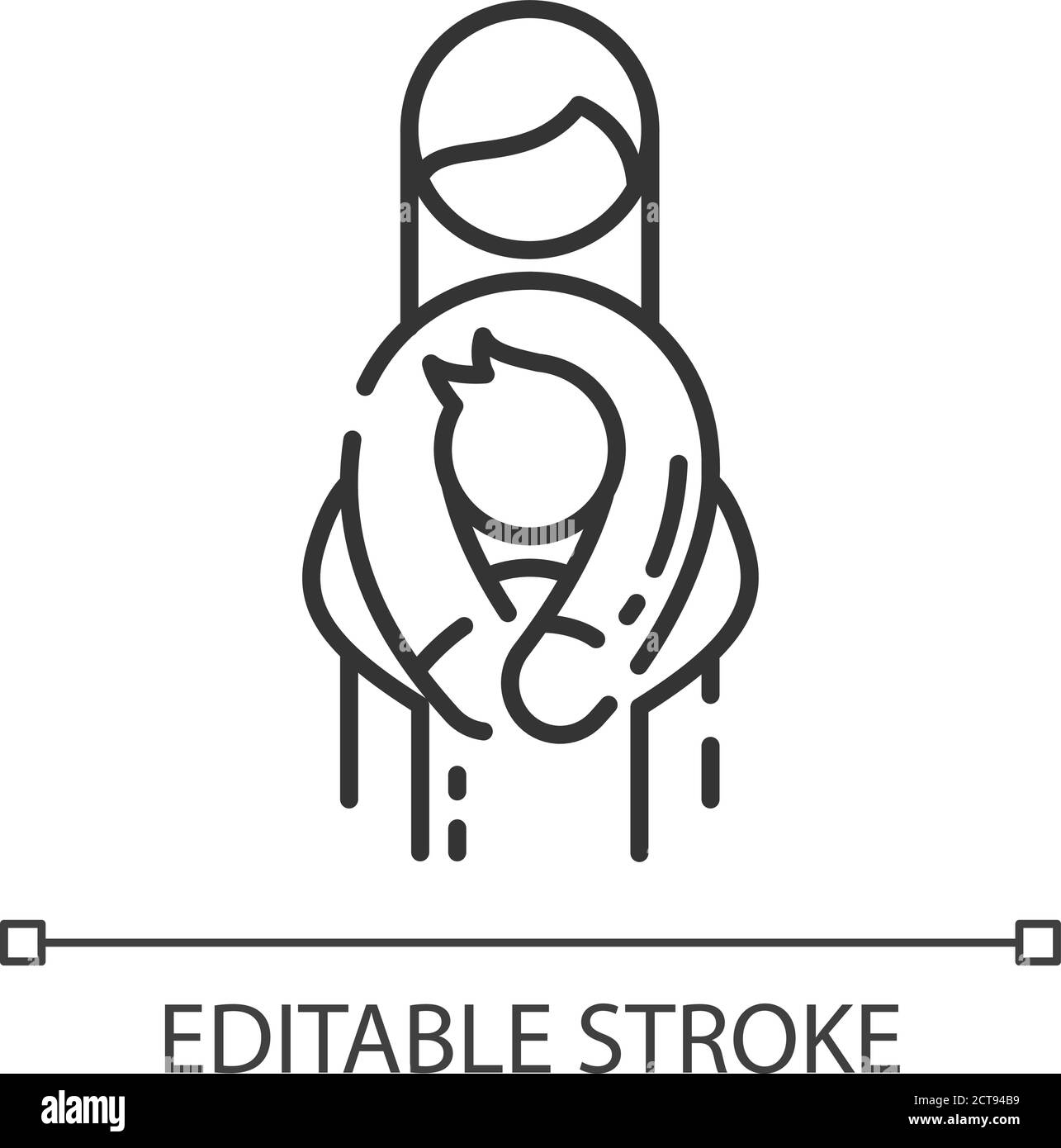 Family relationships linear icon Stock Vector Image & Art - Alamy