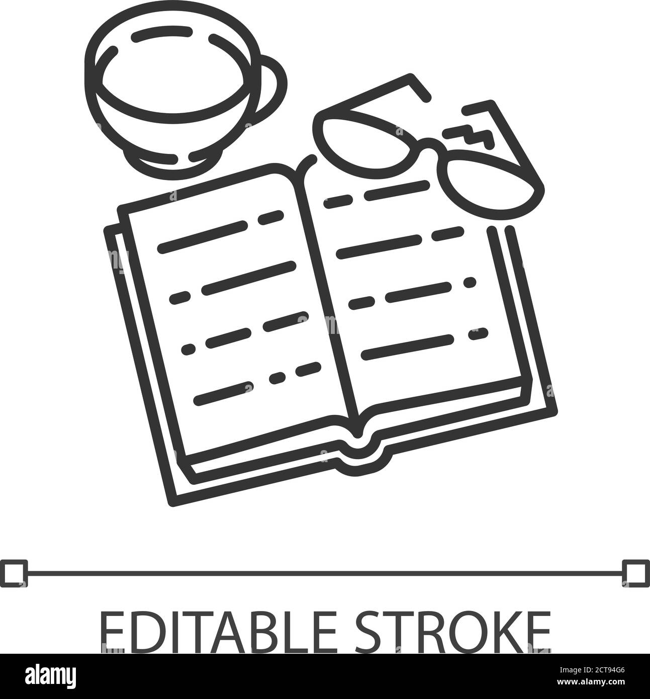 Reading books concept cozy Cut Out Stock Images & Pictures - Alamy