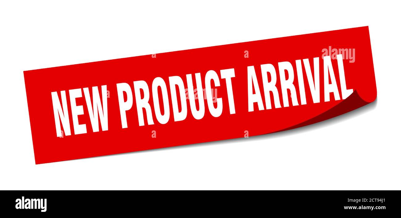 New arrival sticker square hi-res stock photography and images - Alamy
