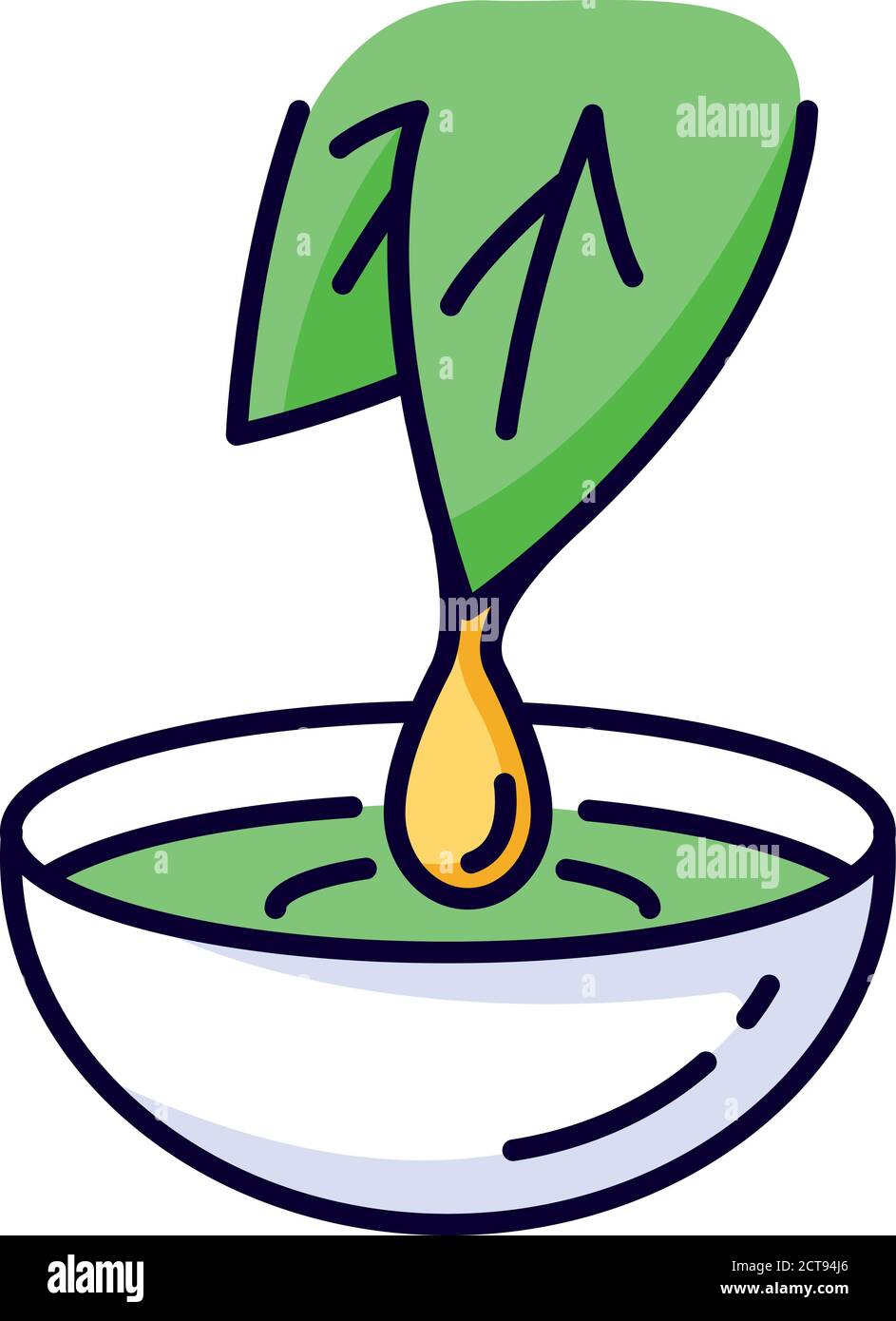 Herbal extract RGB color icon Stock Vector Image & Art - Alamy