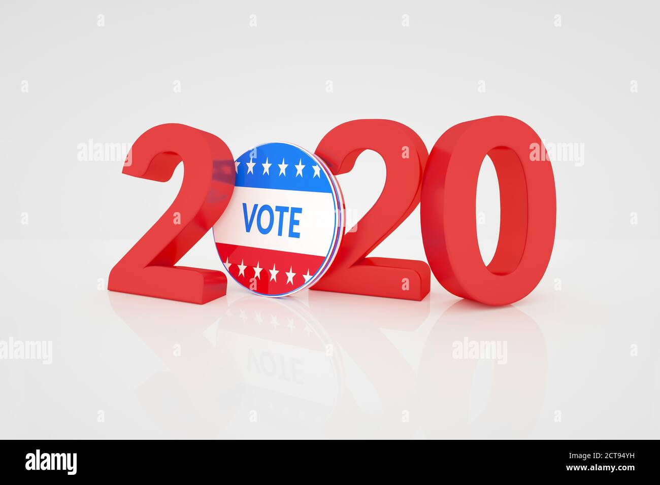 3d render election day ballot hi-res stock photography and images - Alamy