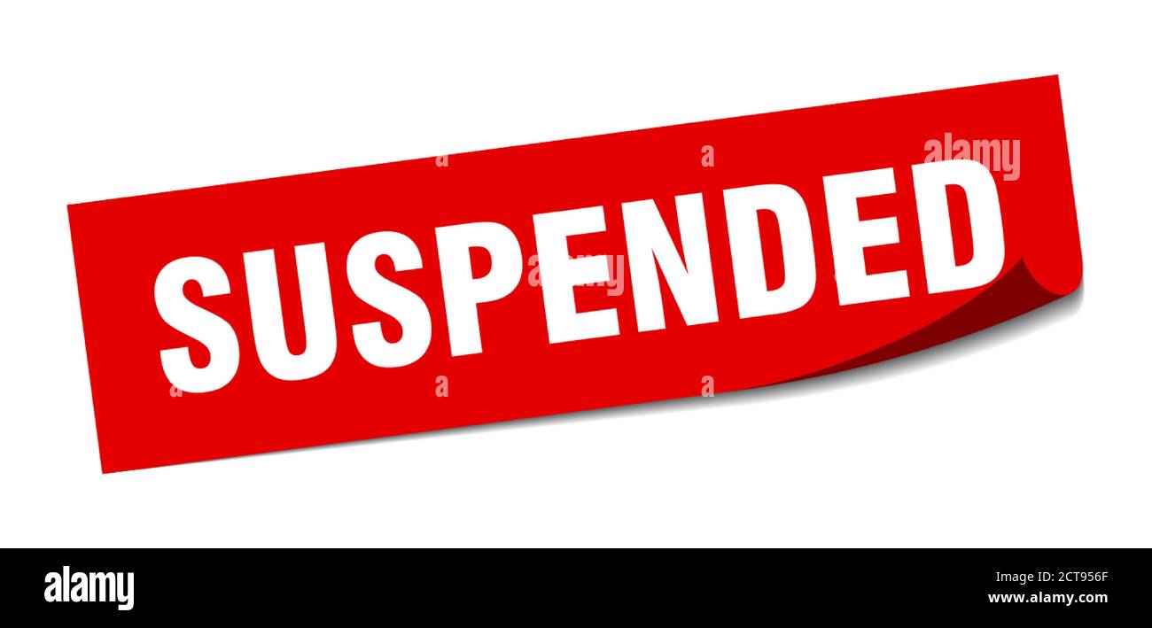 suspended sticker. square isolated peeler sign. label Stock Vector ...