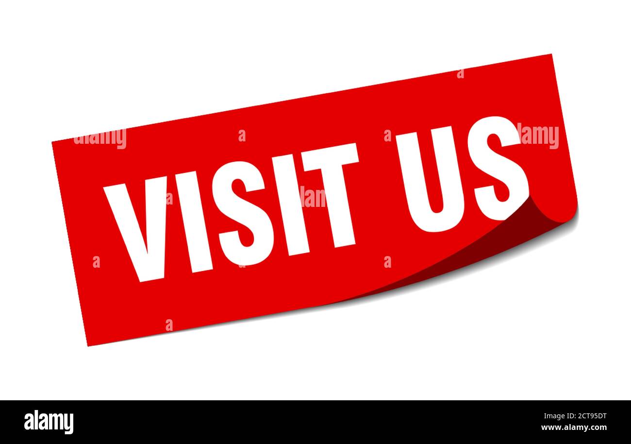 Visit us design Stock Vector Images - Alamy