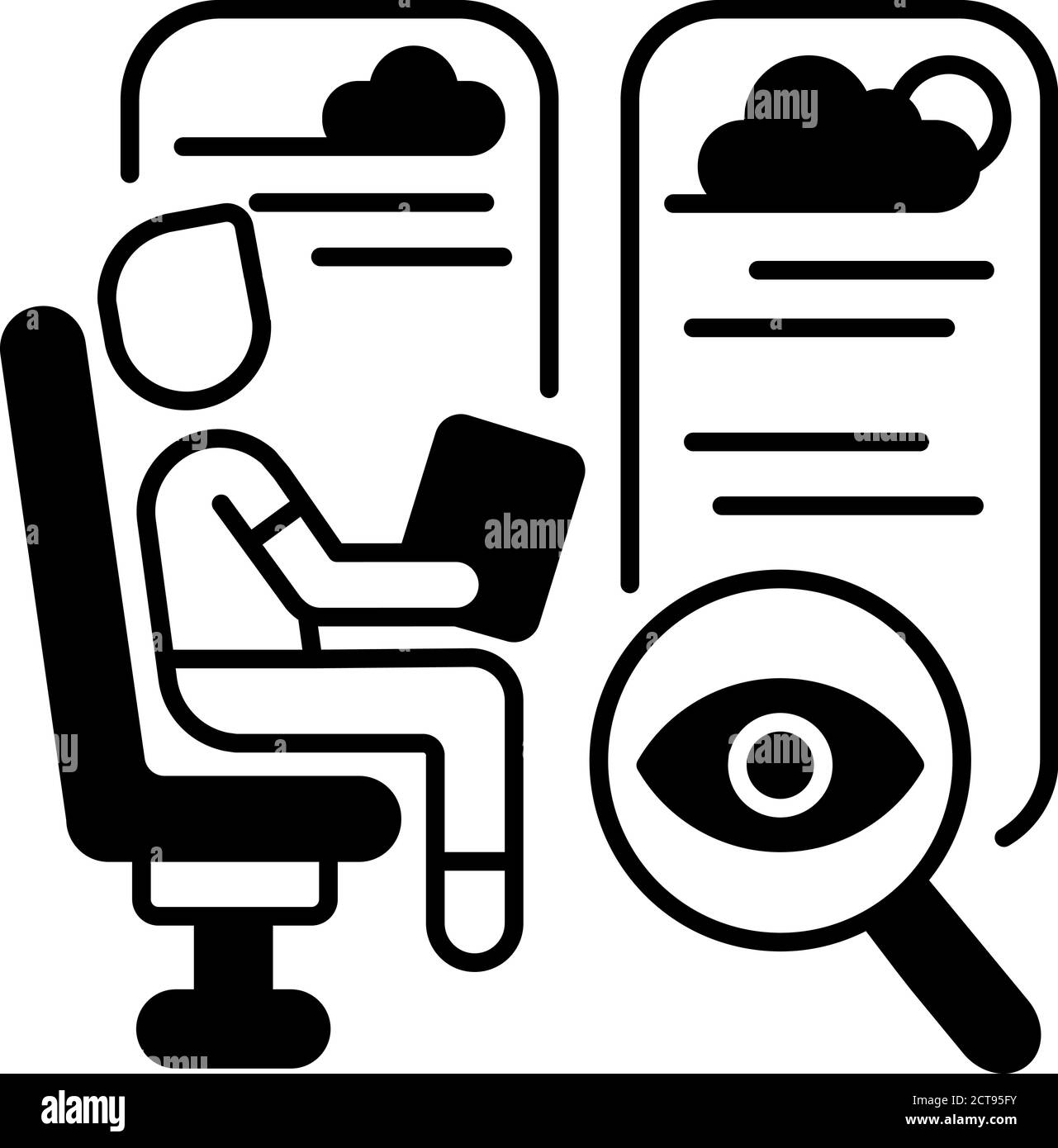 Observation window Stock Vector Images - Alamy