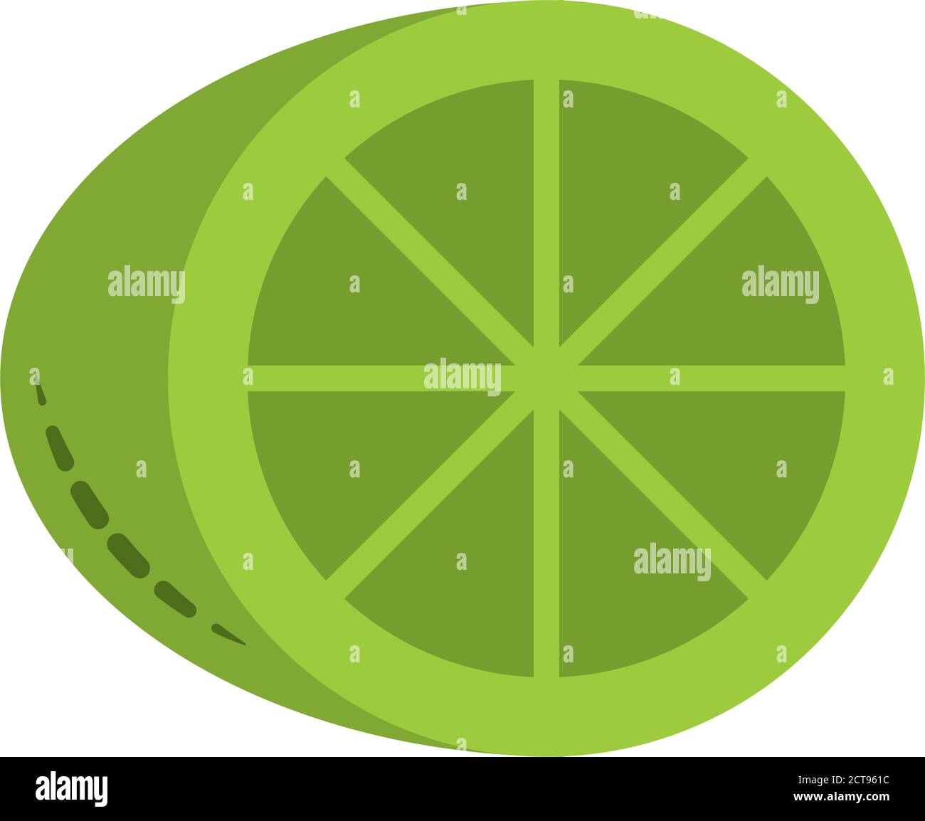 Mix of citrus fruit cut out Stock Vector Images - Alamy