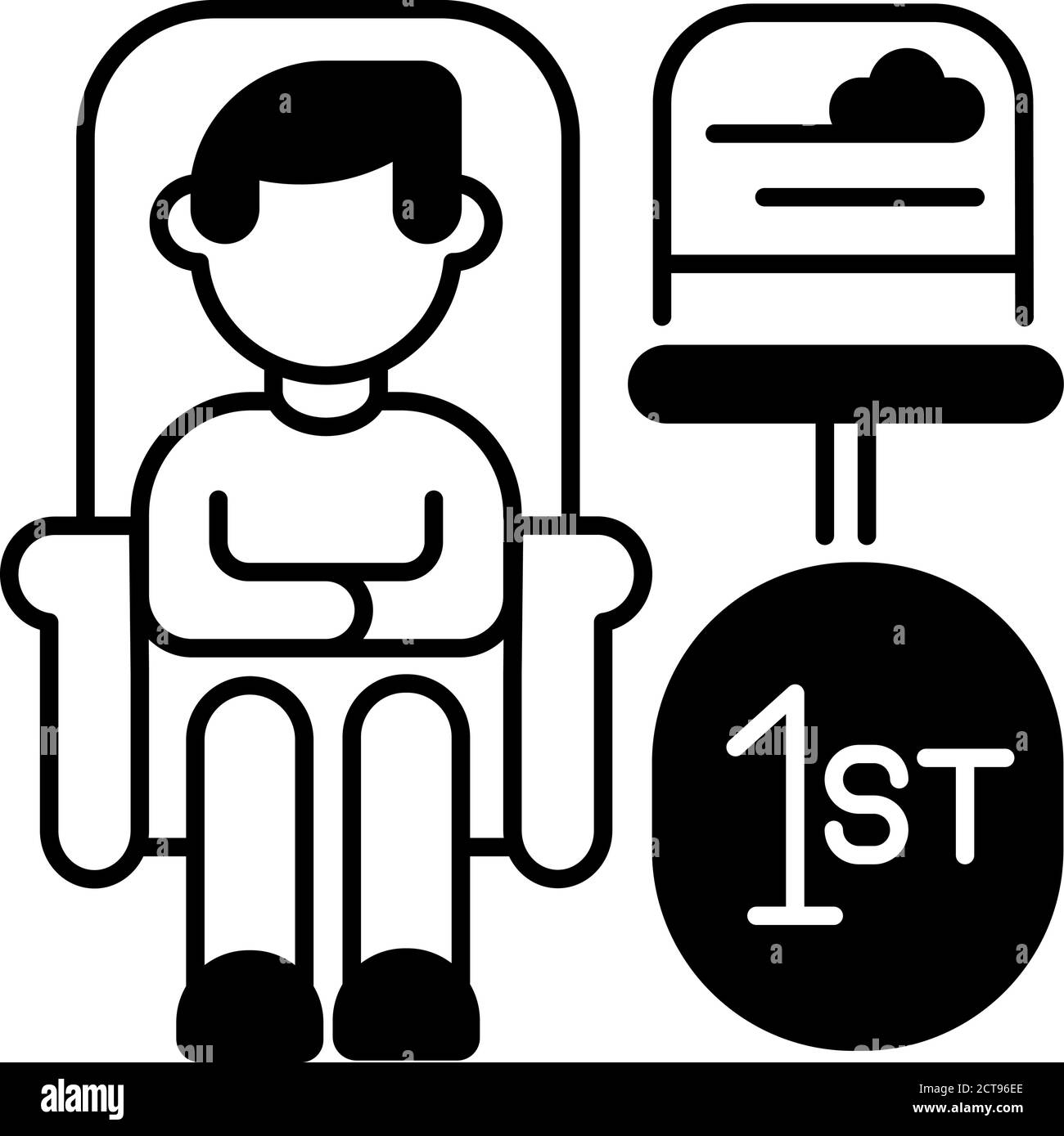 Luxury first business class Black and White Stock Photos & Images - Alamy