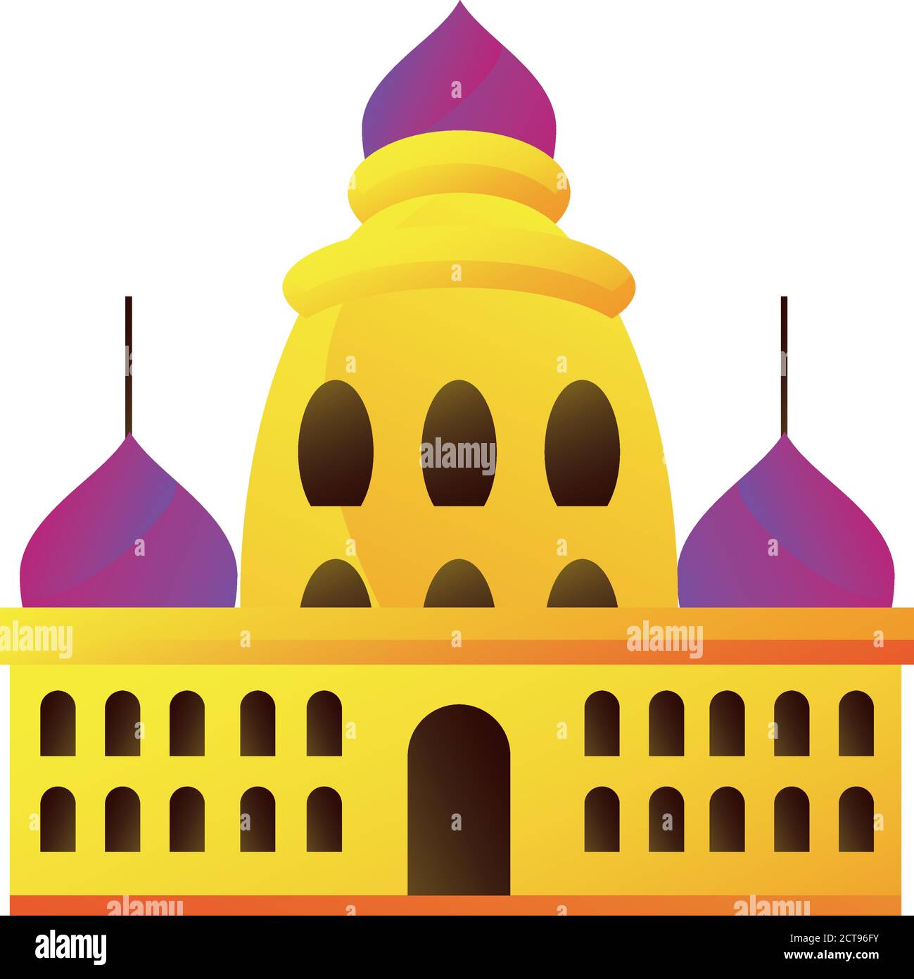 Built by hindu Stock Vector Images - Alamy