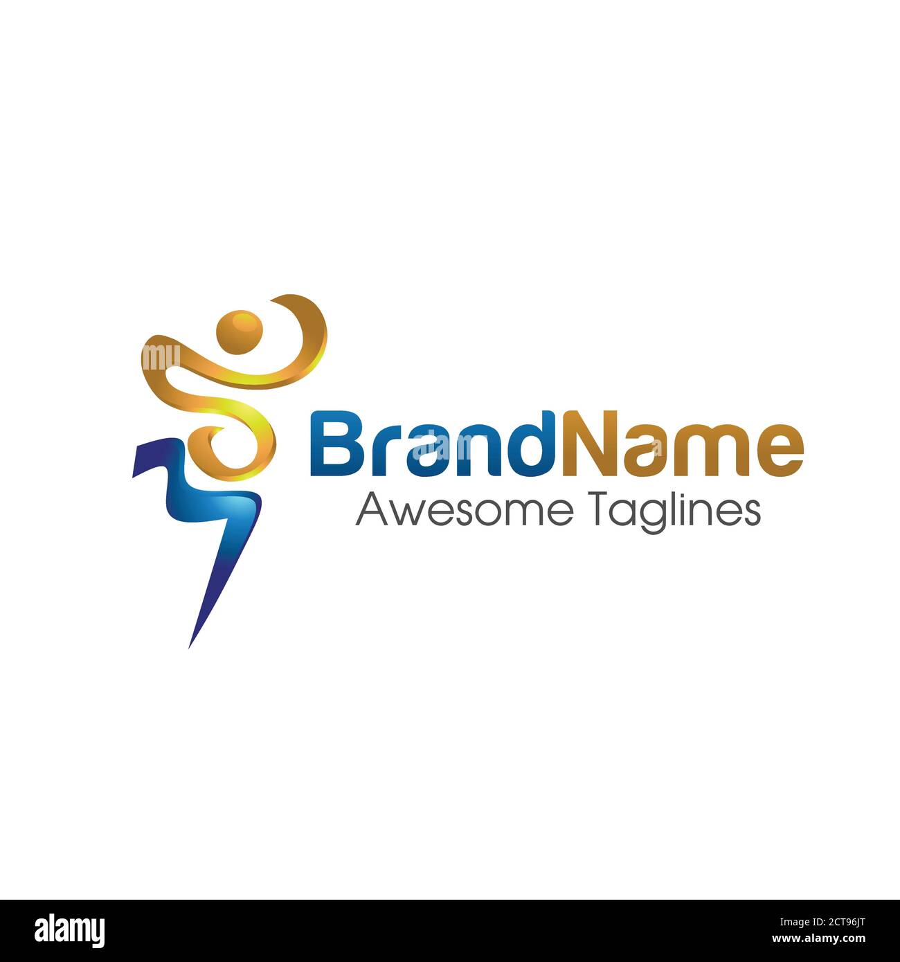 creative initial letter sm as fit figure logo vector Stock Vector Image ...