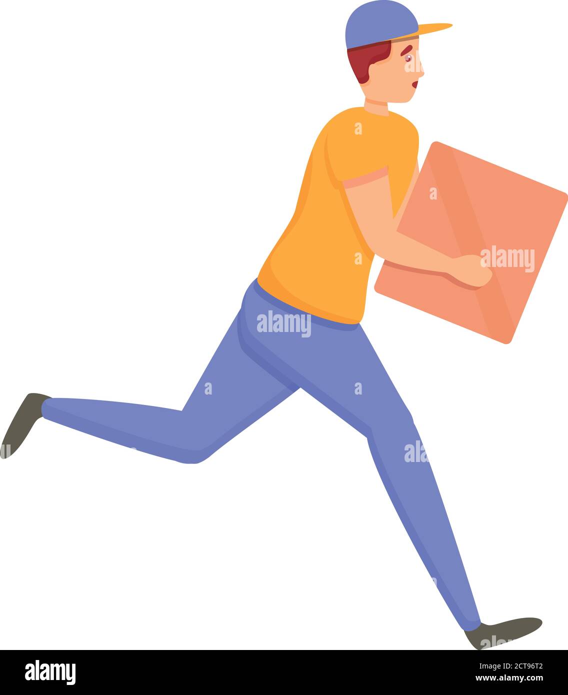 Fast parcel delivery icon. Cartoon of fast parcel delivery vector icon ...