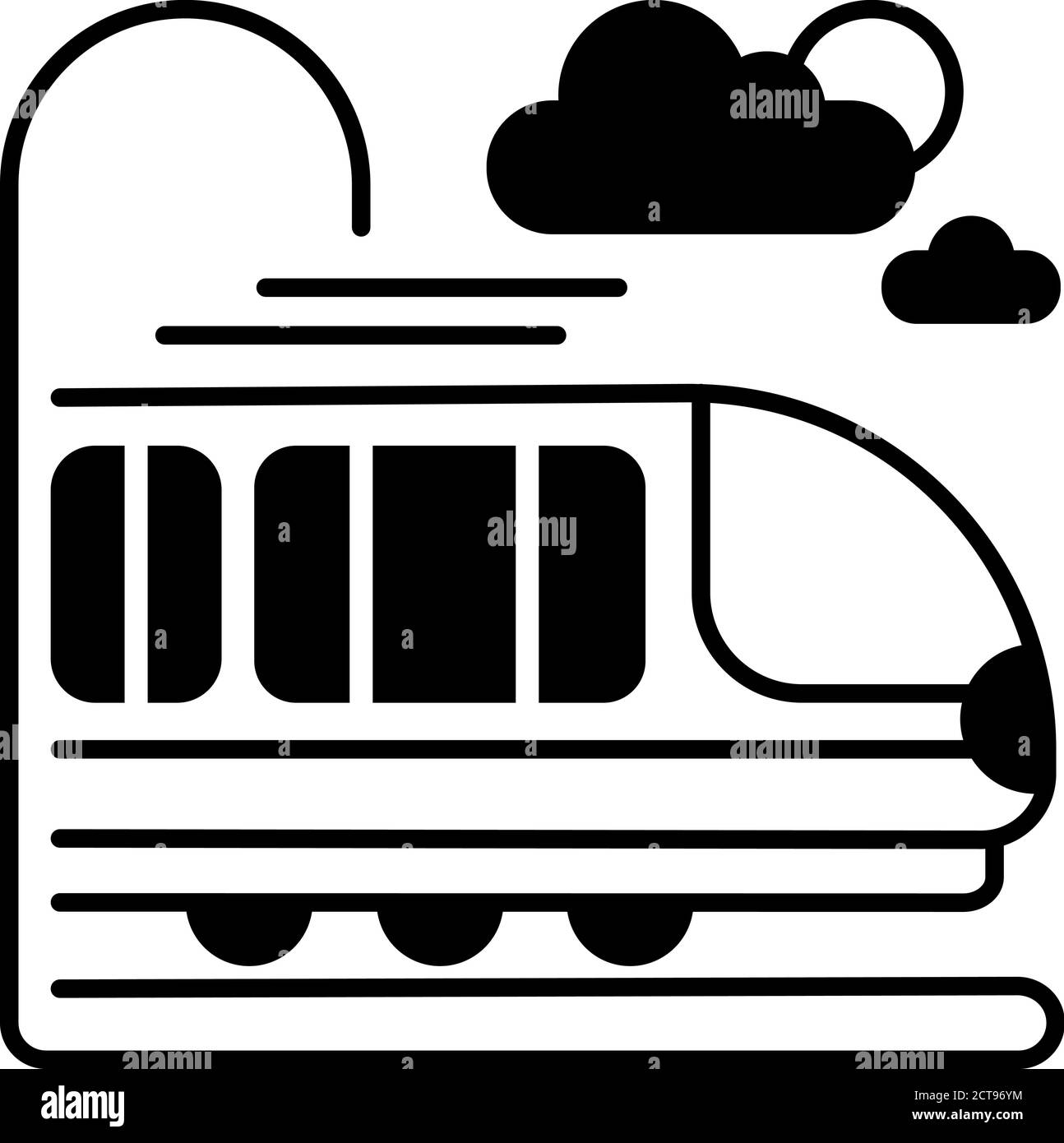 Black coach line hi-res stock photography and images - Alamy