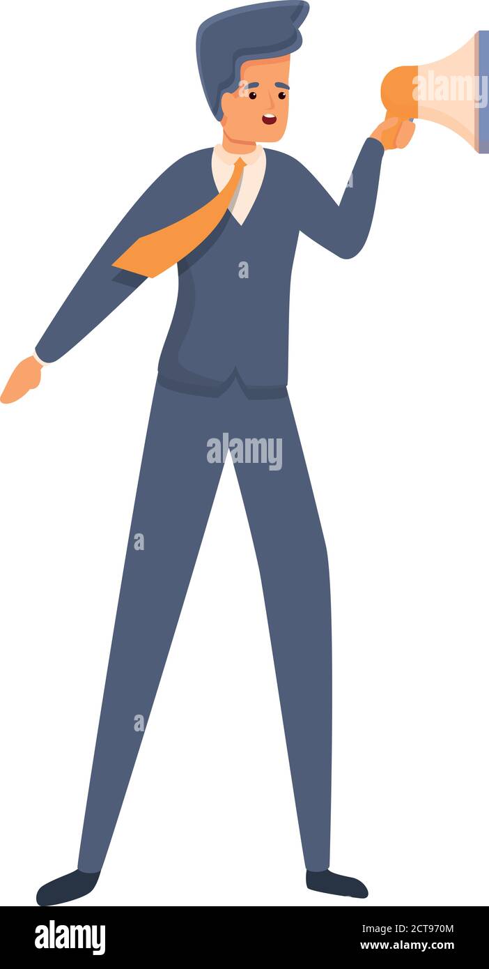 Vote agitation icon. Cartoon of vote agitation vector icon for web ...