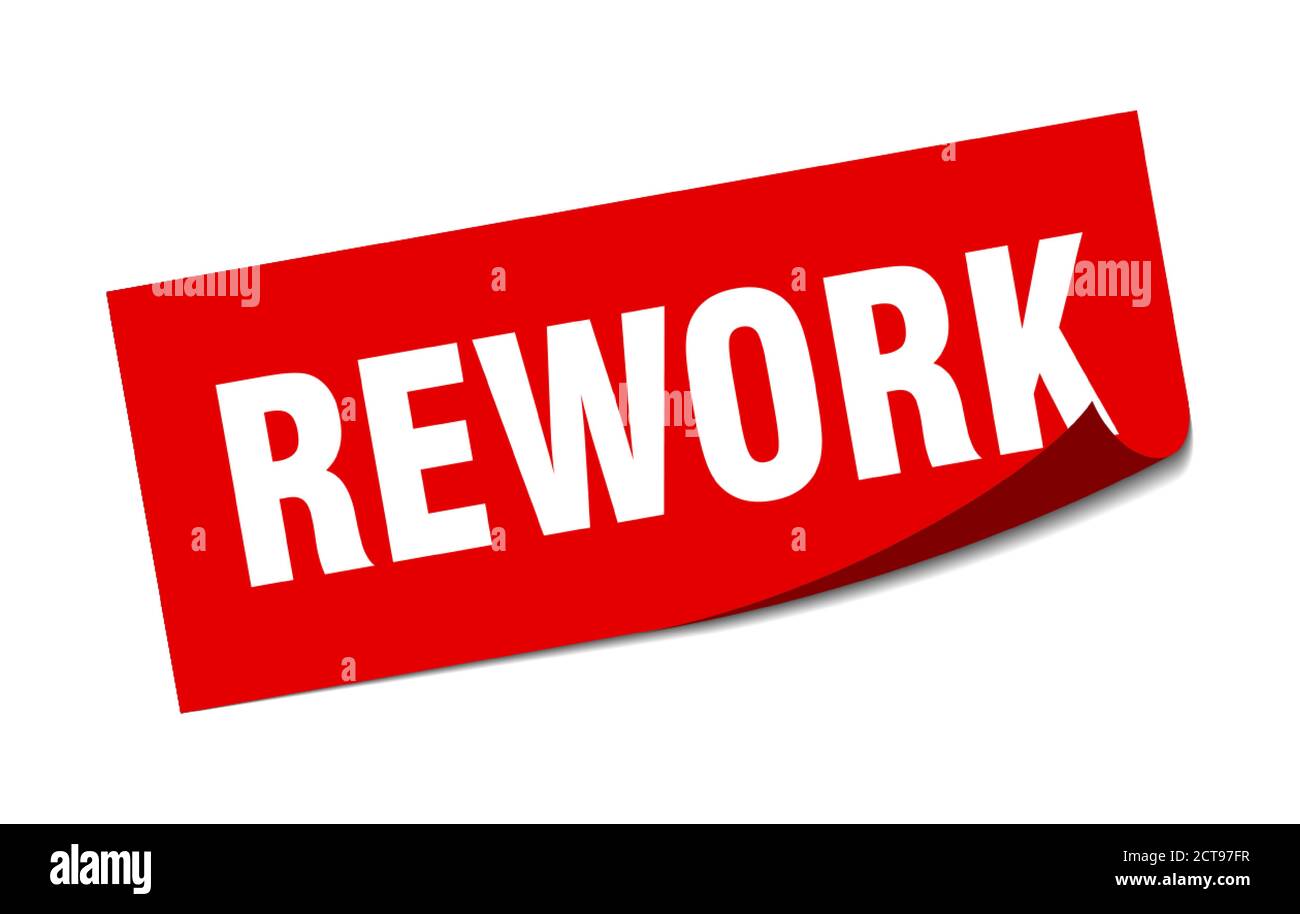 Rework paper Stock Vector Images - Alamy