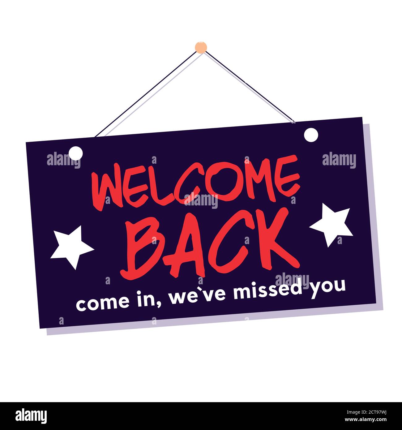 Welcome back after pandemic Stock Vector Images - Alamy