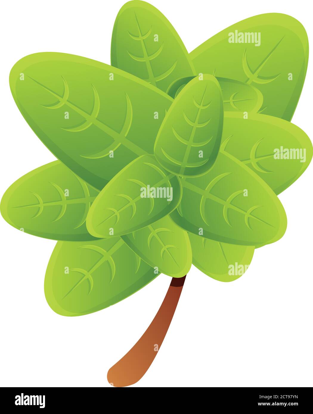 Basil icon. Cartoon of basil vector icon for web design isolated on ...