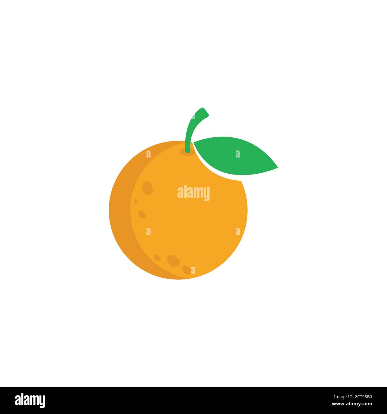Orange logo design Vector icon illustration design Stock Vector Image ...